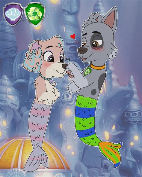 Rocky X Coral Paw Patrol Boop By Chaserace22 On Deviantart