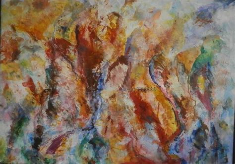 Абстрактна картина Картина с маслени бои 50 Cm 70 Cm Платно канава Оригинал Картини