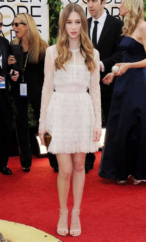 Taissa Looks Beautiful In Elle Saabs White Dress Taissa Farmiga K4