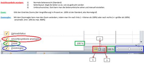 Techniker Schule Butzbach Edv Microsoft Excel Statusleiste