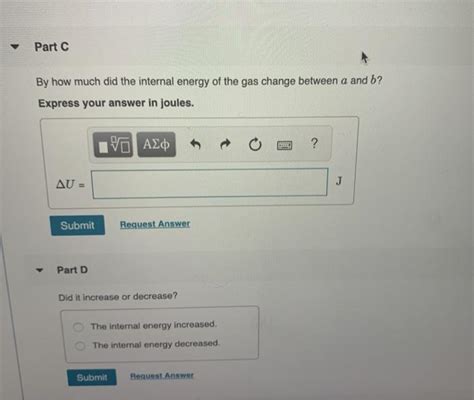 Solved Figure Shows A PV Diagram For An Ideal Gas In Chegg Com