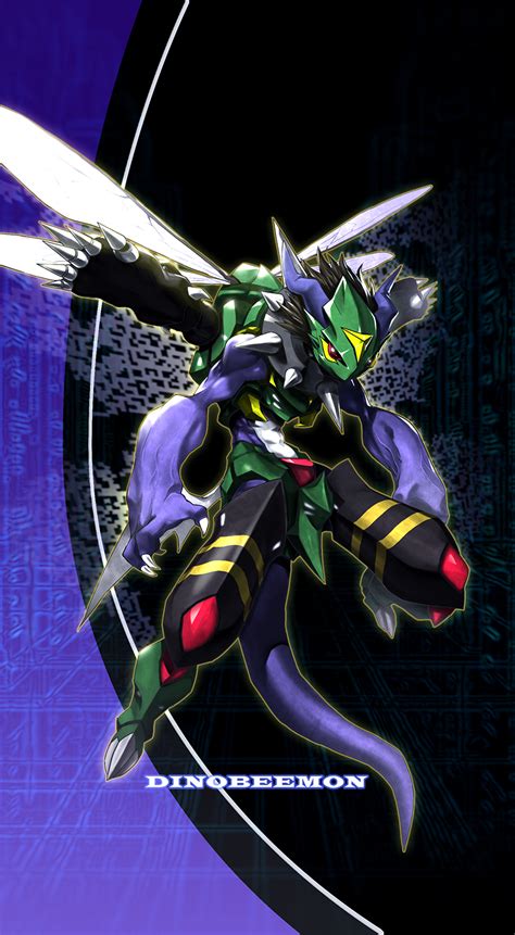 Dinobeemon Digimon Drawn By Tx1550 Danbooru