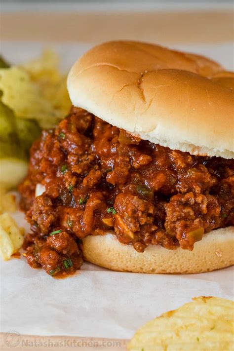 Quick And Easy Sloppy Joe Recipe With Tomato Sauce