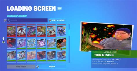 Touch Grass Loading Screen Rfortnitememes