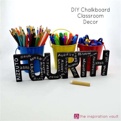 Diy Chalkboard Classroom Decor