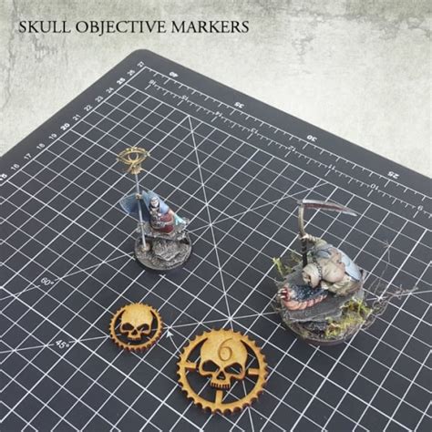 New Orc Skull Themed Objective Markers