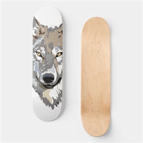 Wolf Skateboard Zazzle
