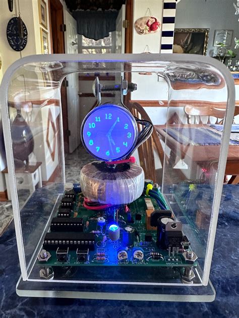 Worlds Smallest Oscilloscope Clock Scope Clock Cathode Ray Tube With Gps Driven Time Set Etsy