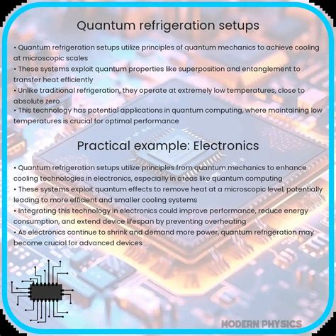 Quantum Refrigeration Setups Efficiency Innovation And Cooling Power