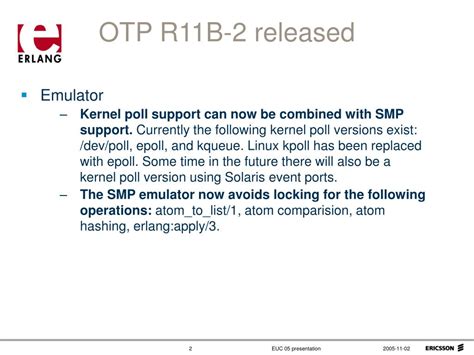 Ppt Erlangotp Development At Ericsson Powerpoint Presentation Free