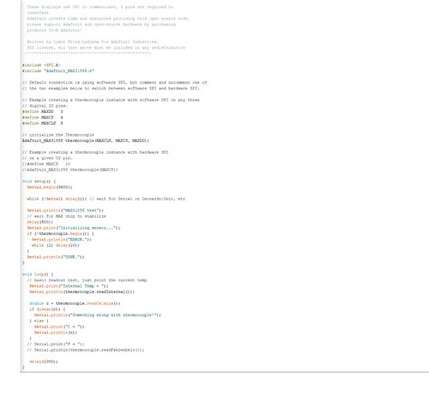 Max31855 Random Temperature Readings Problem Sensors Arduino Forum