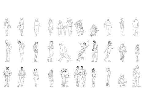 People Outline Vector Art Icons And Graphics For Free Download