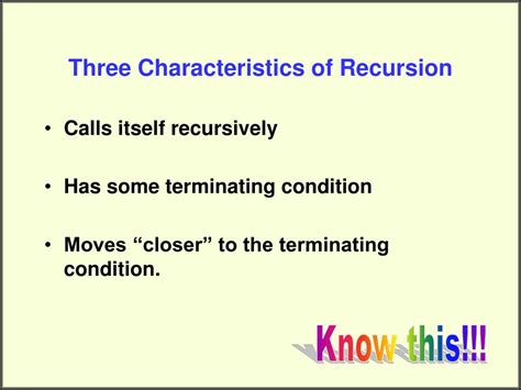 Ppt Introduction To Recursion Powerpoint Presentation Free Download