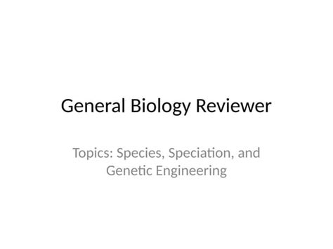 General Biologypptx In Dna Technology Pptx