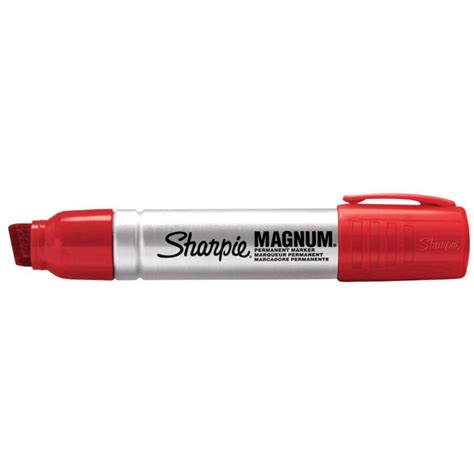 Sharpie Pro Magnum Permanent Marker Chisel Tip 7 0 15mm Red Winc