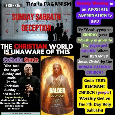 Sunday Sabbath Deception Scripture Quotes Bible Christian Quotes