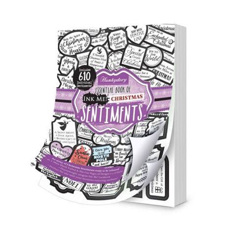 Essential Book Of Christmas Sentiments 2021 Ink Me Edition