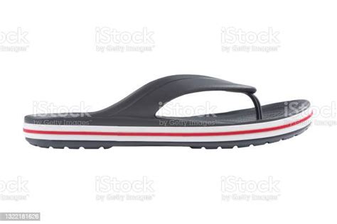흰색 배경에 고립 된 해변 고무 슬리퍼 플립 플롭은 격리됩니다 해변 수영 신발 배경 개인 장식품에 대한 스톡 사진 및 기타