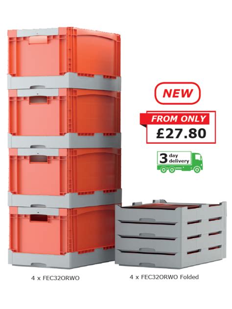 GPC Folding Euro Containers Versatile And Efficient Storage Solution