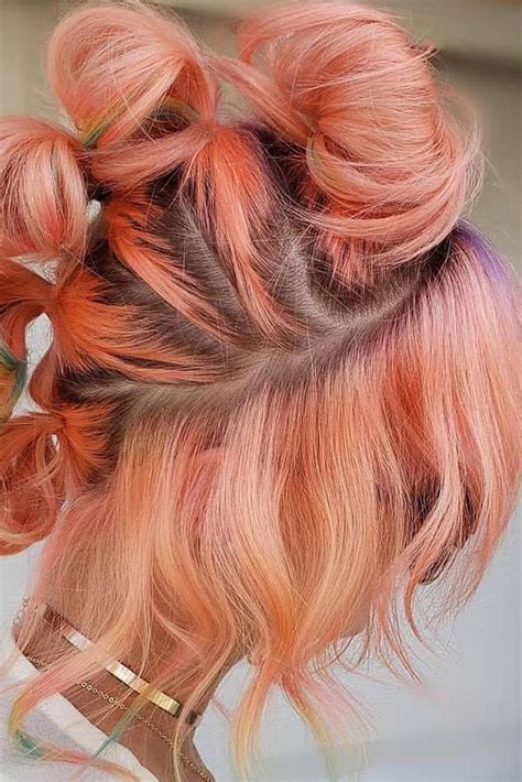 Amazing Ideas To Wear Peach Hair This Summer
