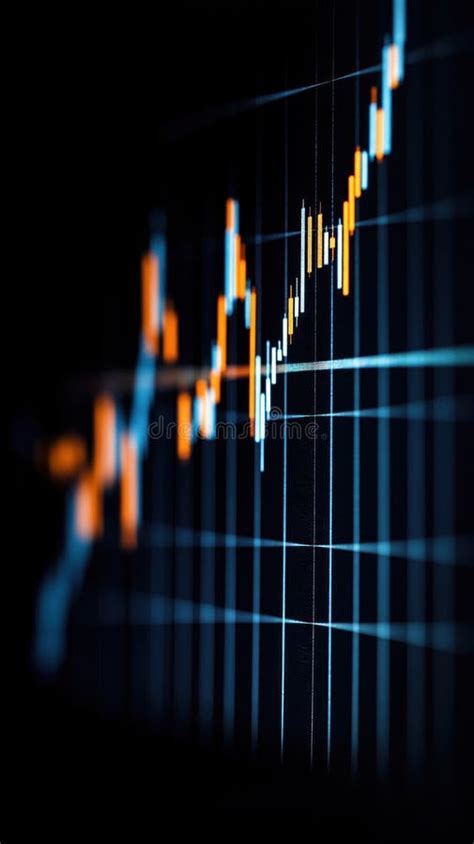 Financial Chart Displays Market Trends Detailed Stock Performance Graph Shows Upward Movement
