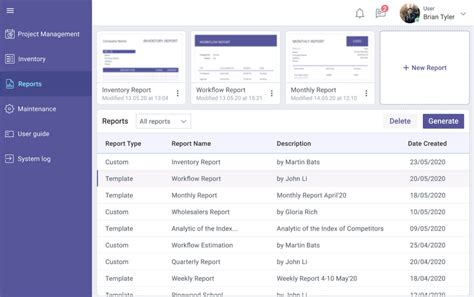 Reporting Module For Project Management Application Project