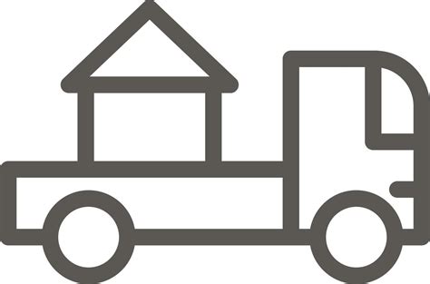 Home Moving Relocation Vector Icon Simple Element Illustration From Ui Concept Home Moving
