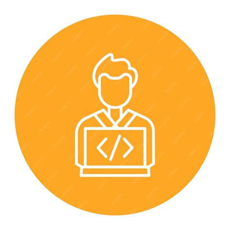 Premium Vector Software Developer Vector Illustration