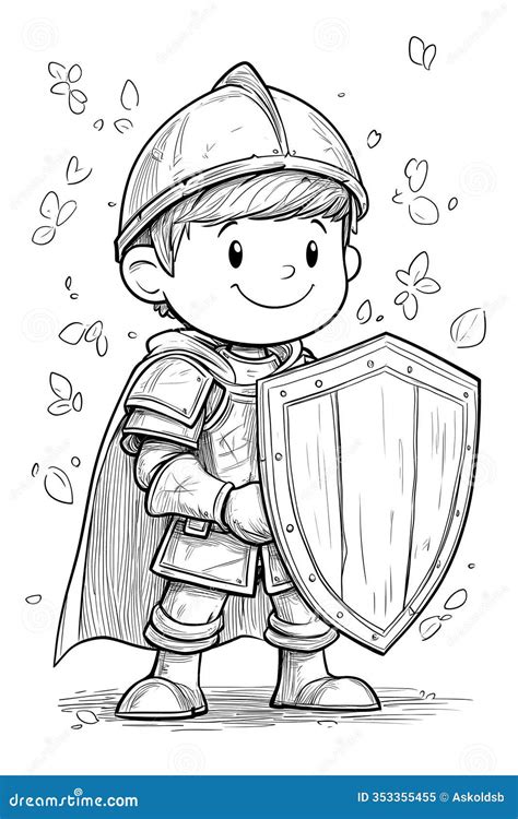 Shield Coloring Page