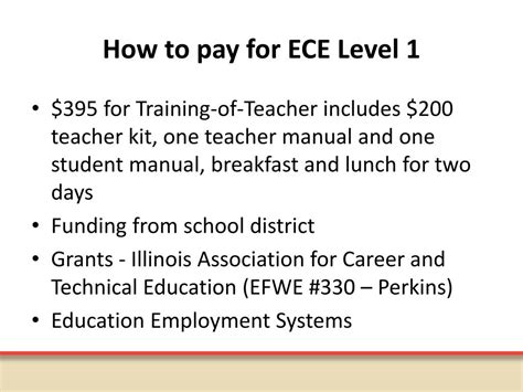 Ppt The Ece Credential Level 1 For High Schools Powerpoint Presentation Id1907571