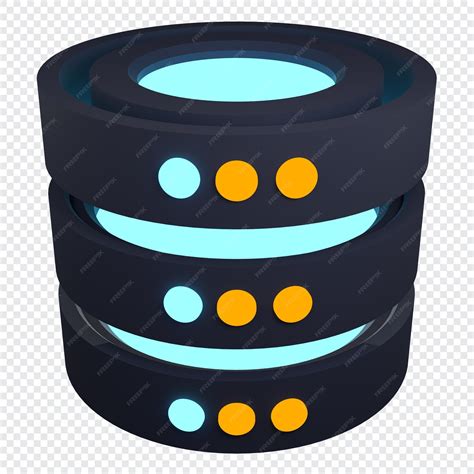 Premium Psd 3d Render Of Database Database Server 3d Render Icon
