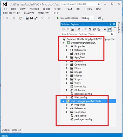 Unit Testing In Mvc Projects