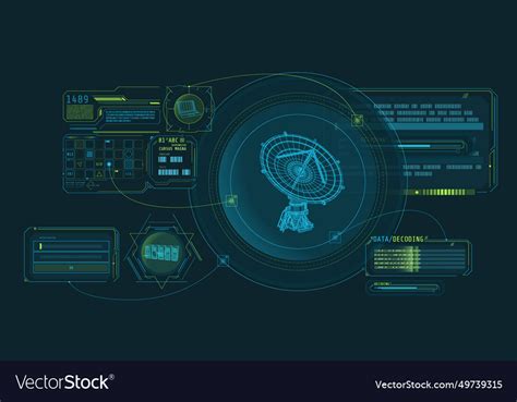 Hud Interface For Processing And Storing Radio Vector Image