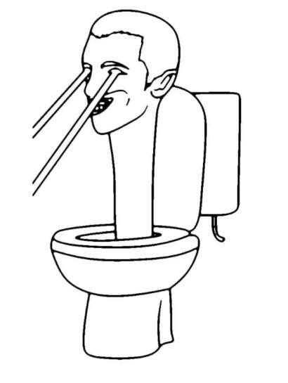 Skibidi Toilet Coloring Pages Unleash Creativity With Whimsical Fan Art
