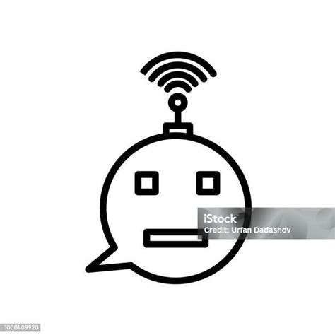 아이콘 Chatbot 흰색 배경에 고립 고객에 대한 스톡 벡터 아트 및 기타 이미지 고객 귀여운 기포 Istock