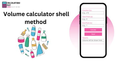 Volume Shell Method Calculator Calculatorspot