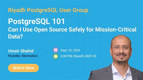 Postgresql 101 Can I Use Open Source Safely For Mission Critical Data
