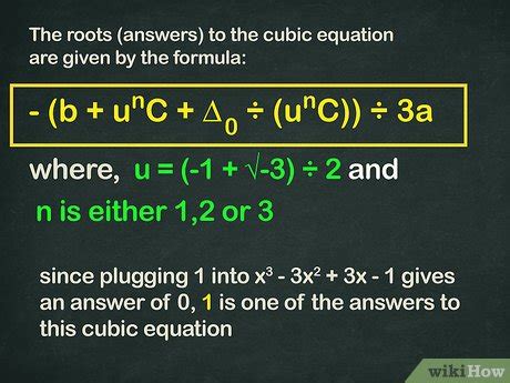 Ways To Solve A Cubic Equation WikiHow