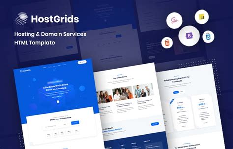 Hostgrids Free Html Bootstrap 5 Hosting Site Template Graygrids