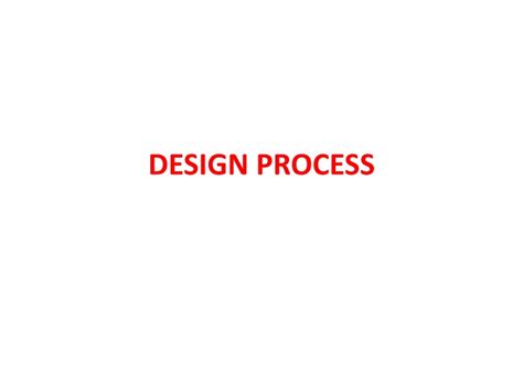 PPT DESIGN PROCESS PowerPoint Presentation Free Download ID 1503757