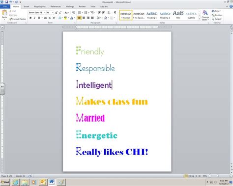 Name Assignment Home