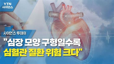 심장 모양 구형일수록 심혈관 질환 위험 크다 Ytn 사이언스 Youtube