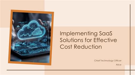 Implementing Saas Solutions For Effective Cost Reduction Ppt Powerpoint