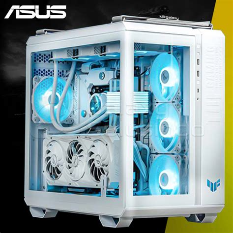 Jual Asus Tuf Gaming Gt502 White Dual Chamber Tempered Atx Gaming Case Kota Malang Galaxy