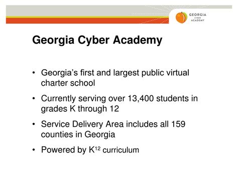 Ppt Georgia Cyber Academy Case Study In K 14 Innovation Powerpoint