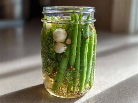 Spicy Refrigerator Dilly Beans Crunch In Just 24 Hours