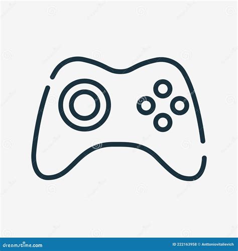 Linear Console Icon From Electronic Devices Outline Collection Thin Line Console Vector