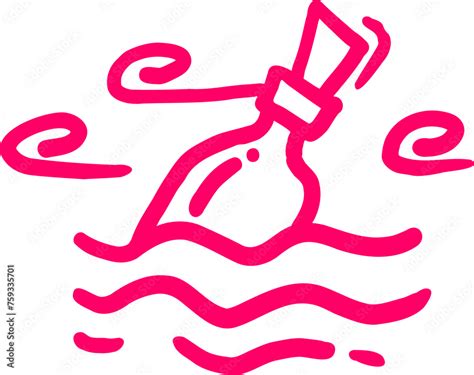 손으로 그린 바다 속 생물들 일러스트 Stock Vector Adobe Stock