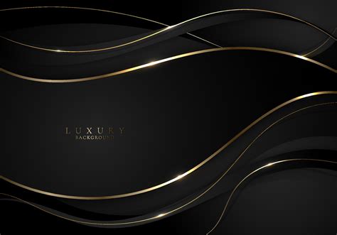 Abstract 3d Elegant Black Wave Curve Shape Background 6025703 Vector Art At Vecteezy