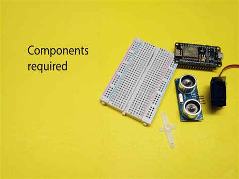 Ultrasonic Sensor Controlled Servo In Nodemcu 5 Steps Instructables